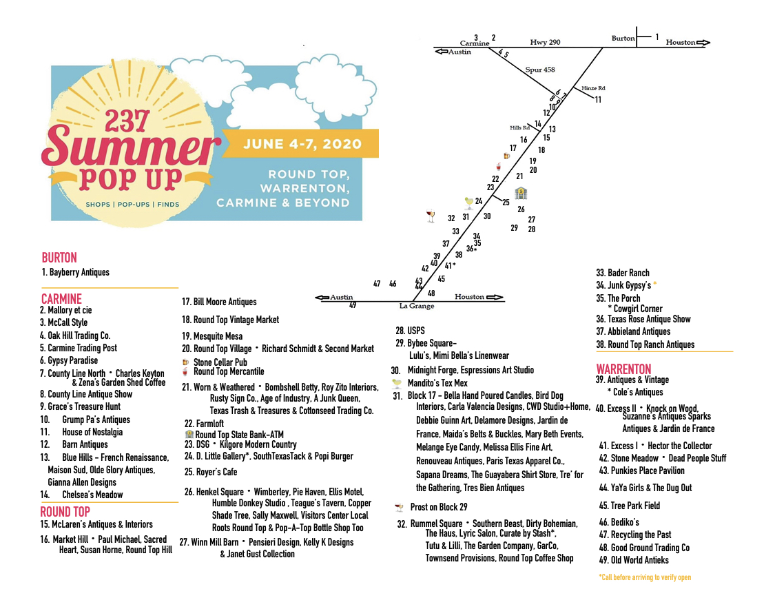 Round Top Summer Pop Up - Round Top