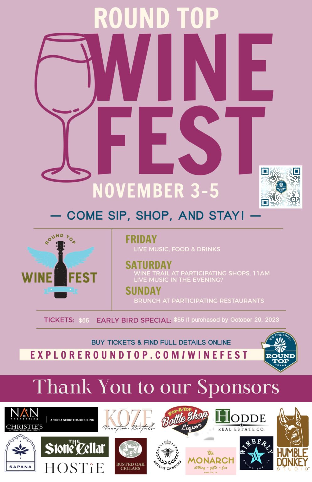 Round Top Wine Fest - Round Top