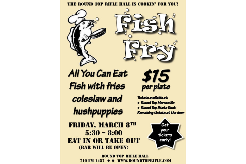 Round Top Rifle Hall Fish Fry - Round Top